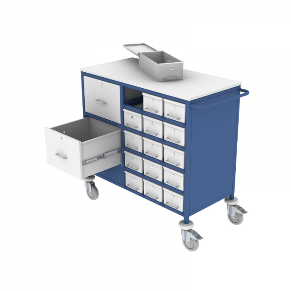 Clean Linen Trolley with Shelves LNT008 | Shuttleworth Medical