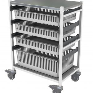 Locked Top Box – Large Trolley MRT004 | Shuttleworth Medical